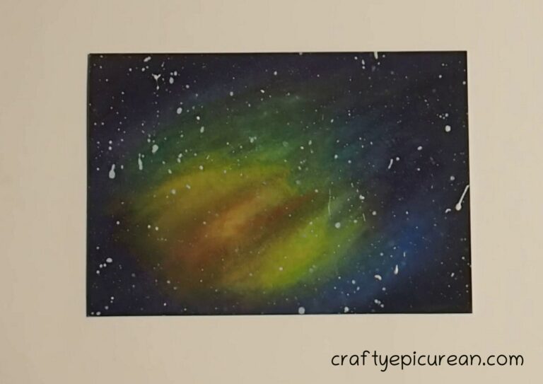 Watercolor Galaxy Space Themed Birthday Card – Crafty Epicurean